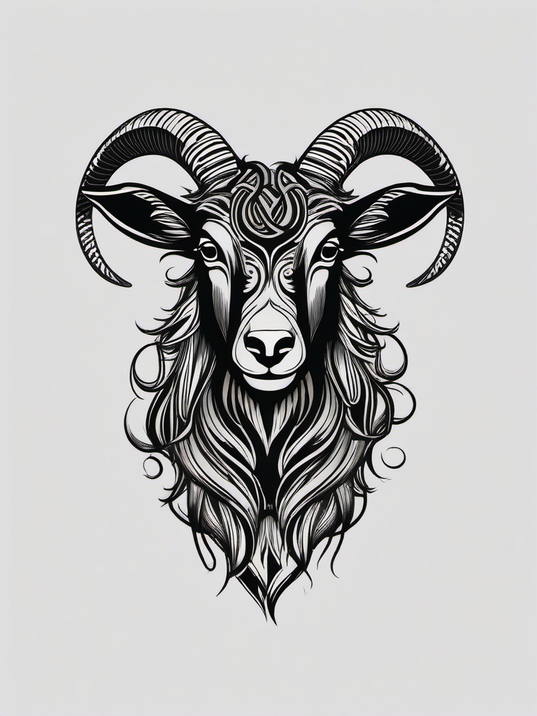 Black Phillip Goat Tattoo - A Tattoo Inspired By The