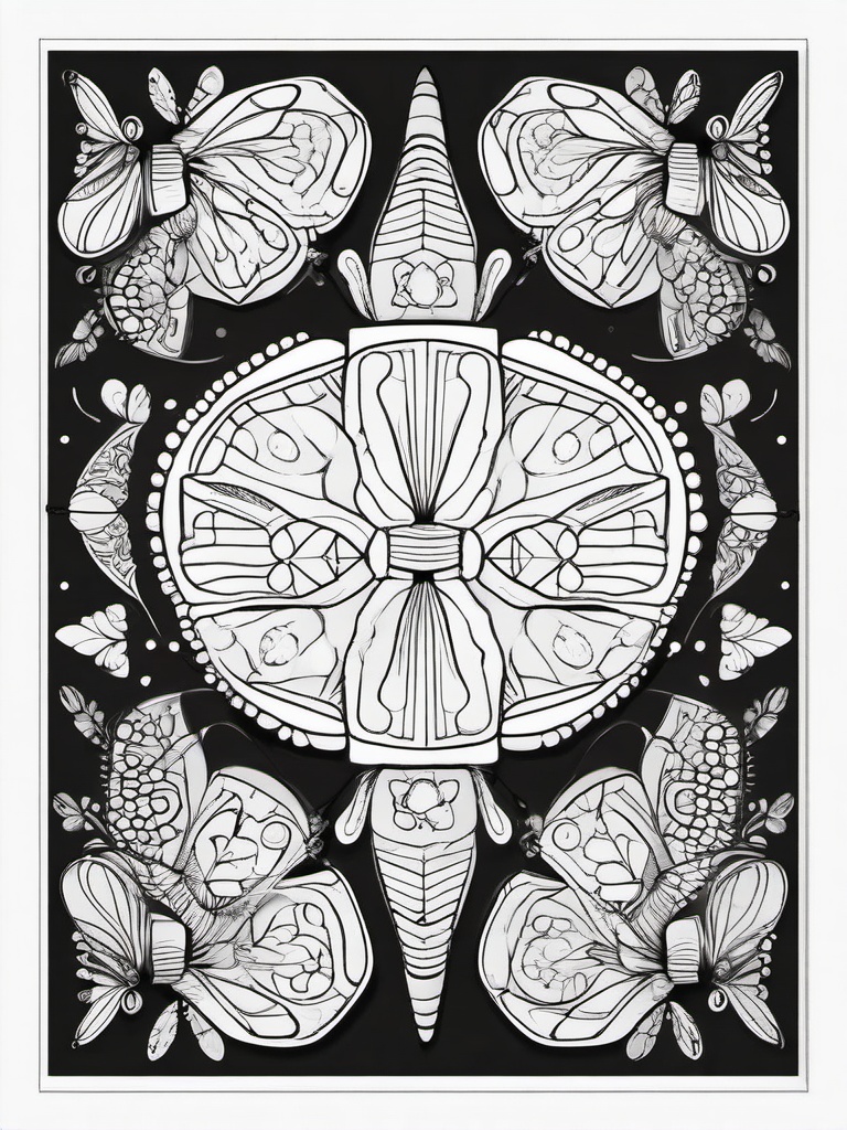 Butterfly Life Cycle Coloring Pages - Illustrating Each