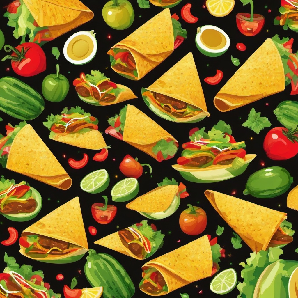 Party Background Wallpaper - Taco Party Background