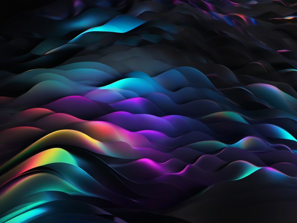Black Holographic Background ,Desktop Background Wallpaper