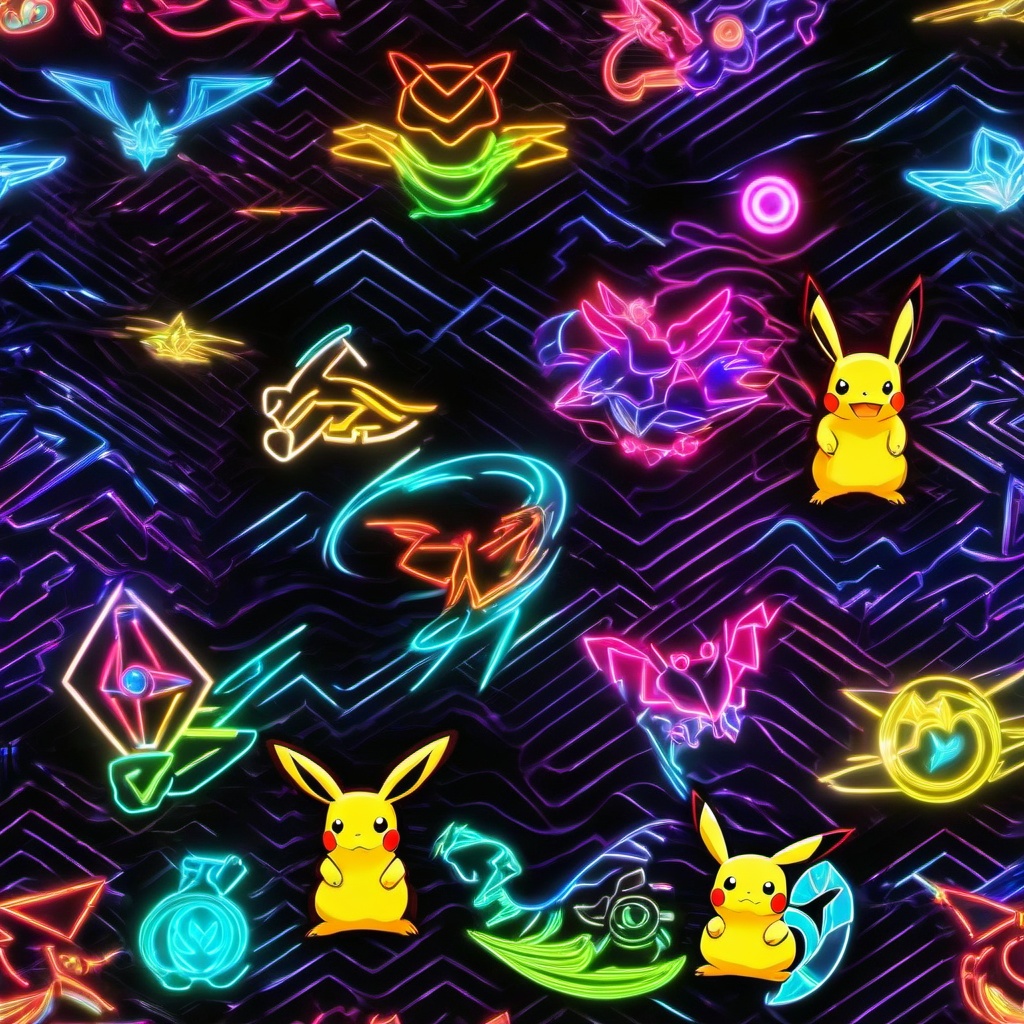 Neon Background Wallpaper - Neon Pokemon Wallpaper