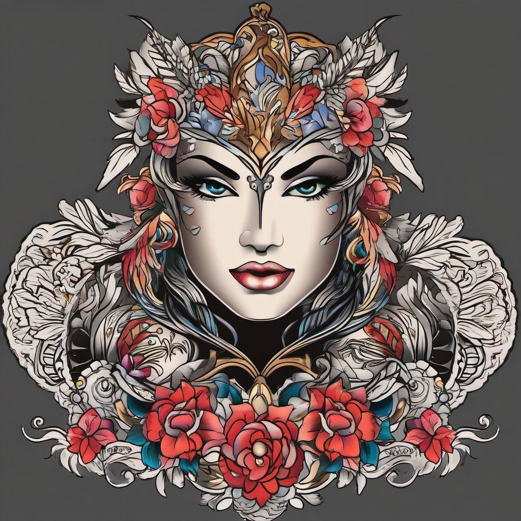 Peck Tattoo Simple Vector Color Tattoo