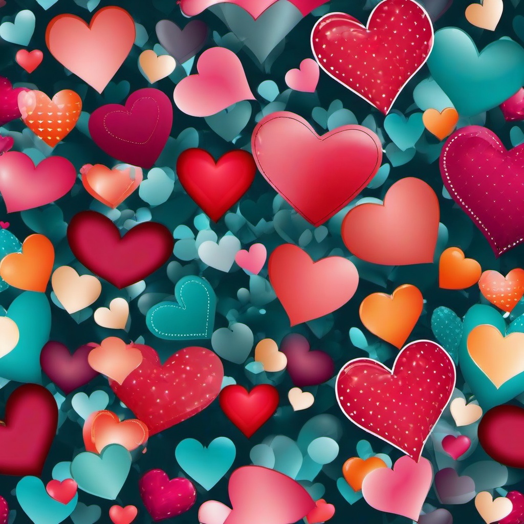 Heart Background Wallpaper - Seamless Heart Background