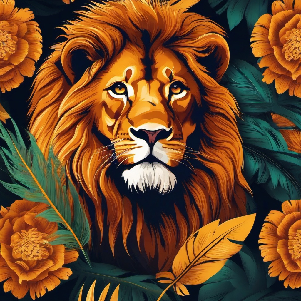 Lion Background Wallpaper - Lion Theme Wallpaper