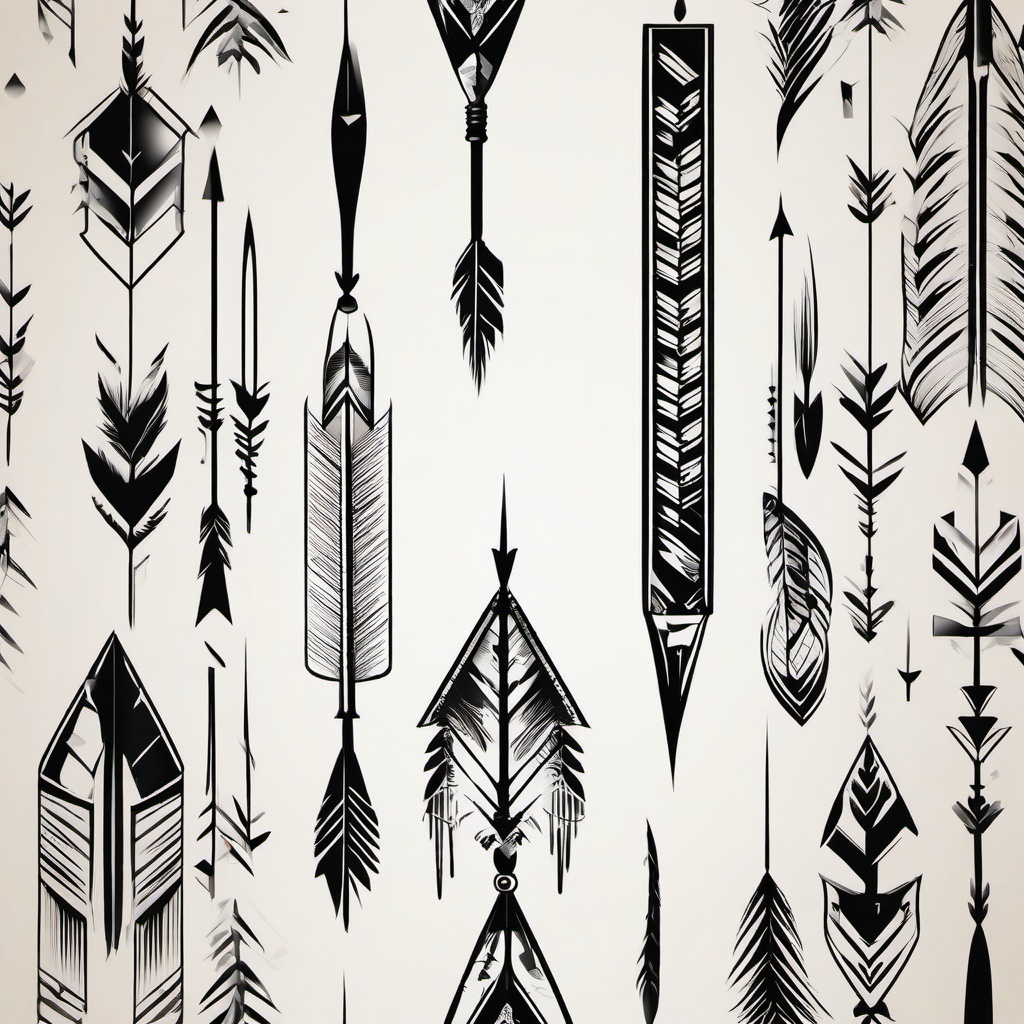 Cherokee Arrow Tattoo Vector Tattoo Design