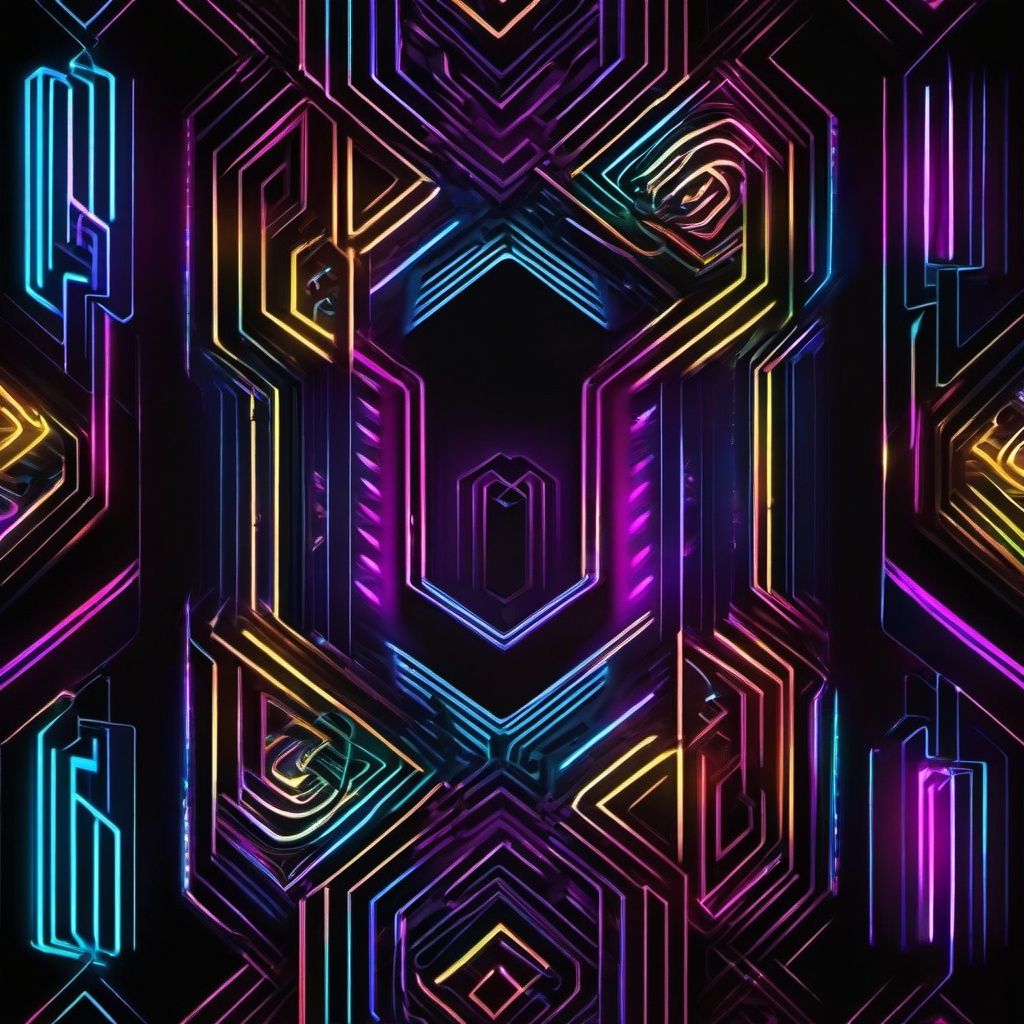 Neon Background Wallpaper - Neon Ace Card Wallpaper