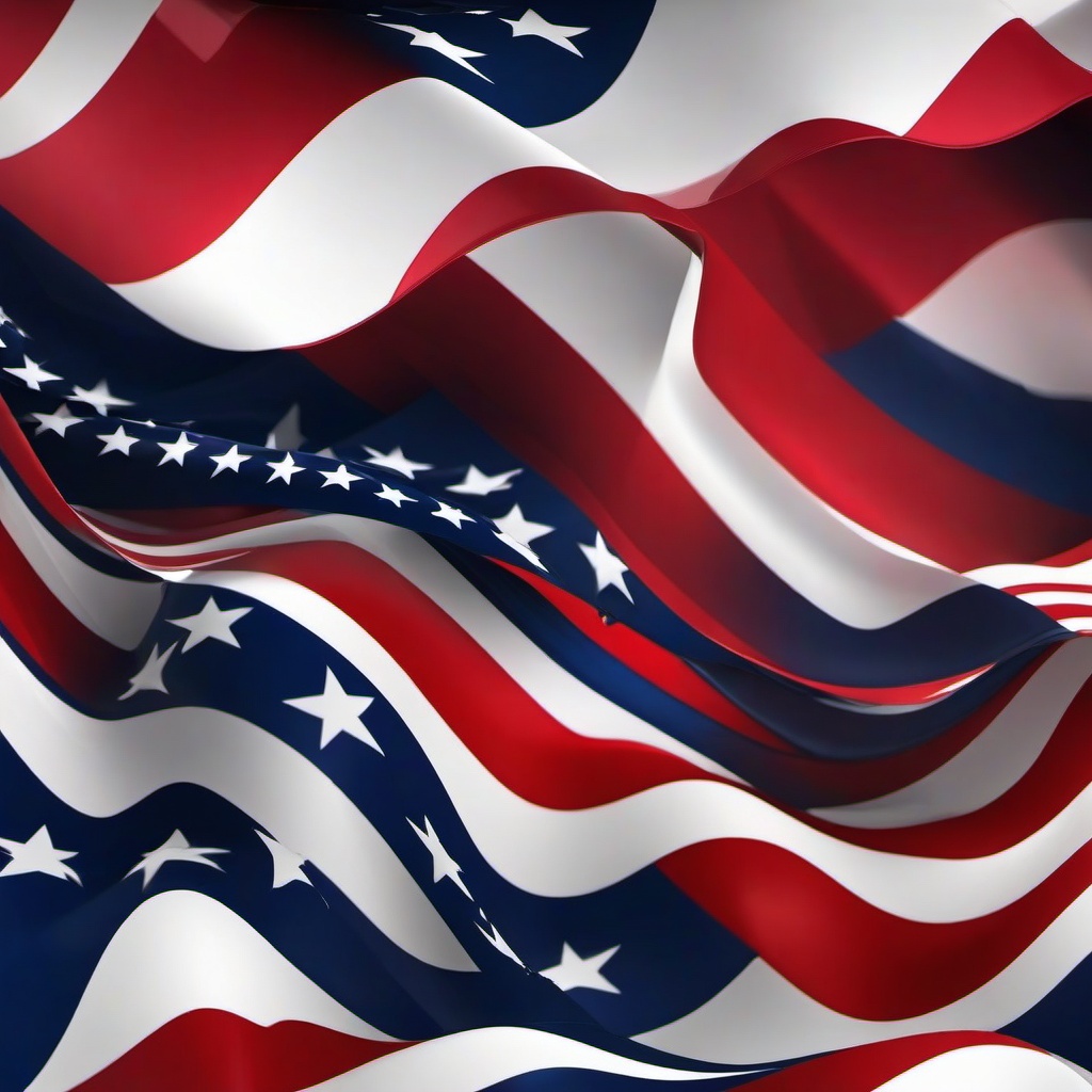 Wave Background Wallpaper - Wavy American Flag Background