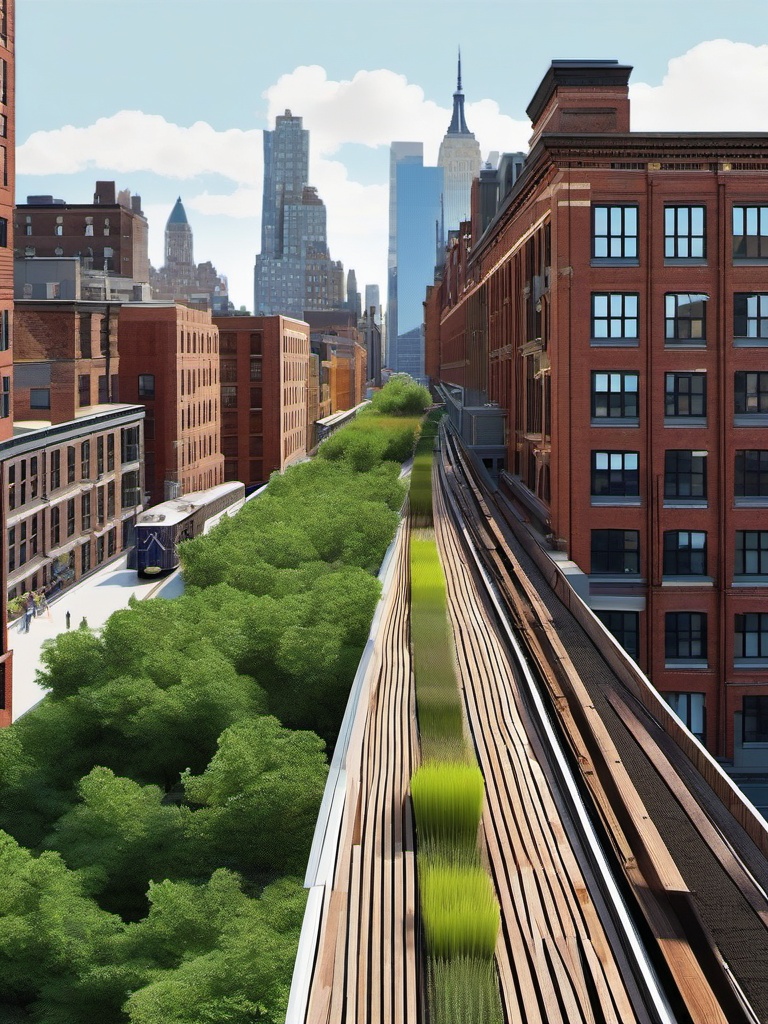 The High Line Sticker- Elevated Linear Park Built On A