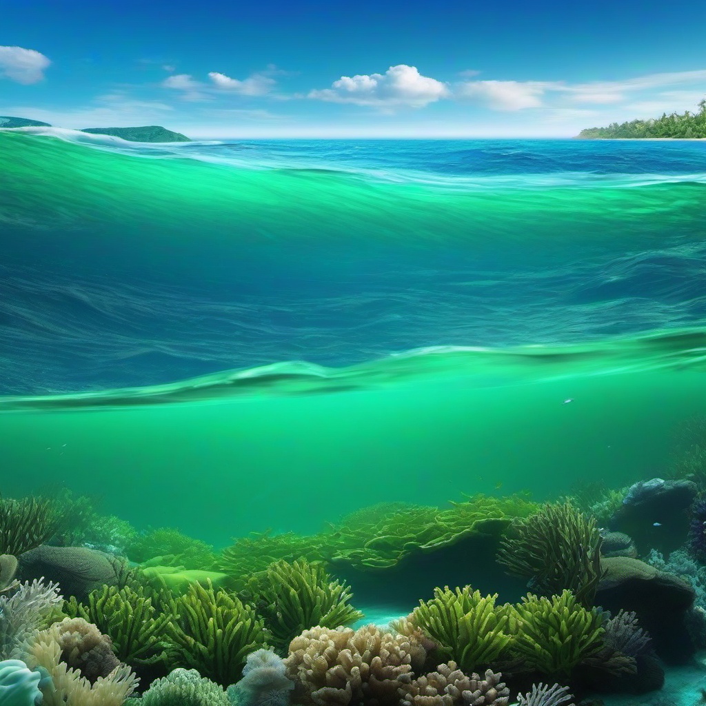 Ocean Background Wallpaper - Ocean Background For Green