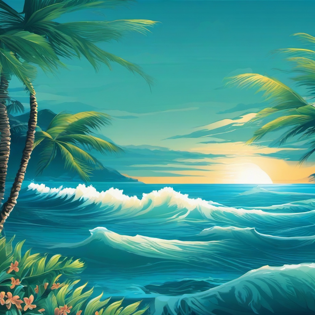 Ocean Background Wallpaper - Pacific Ocean Background