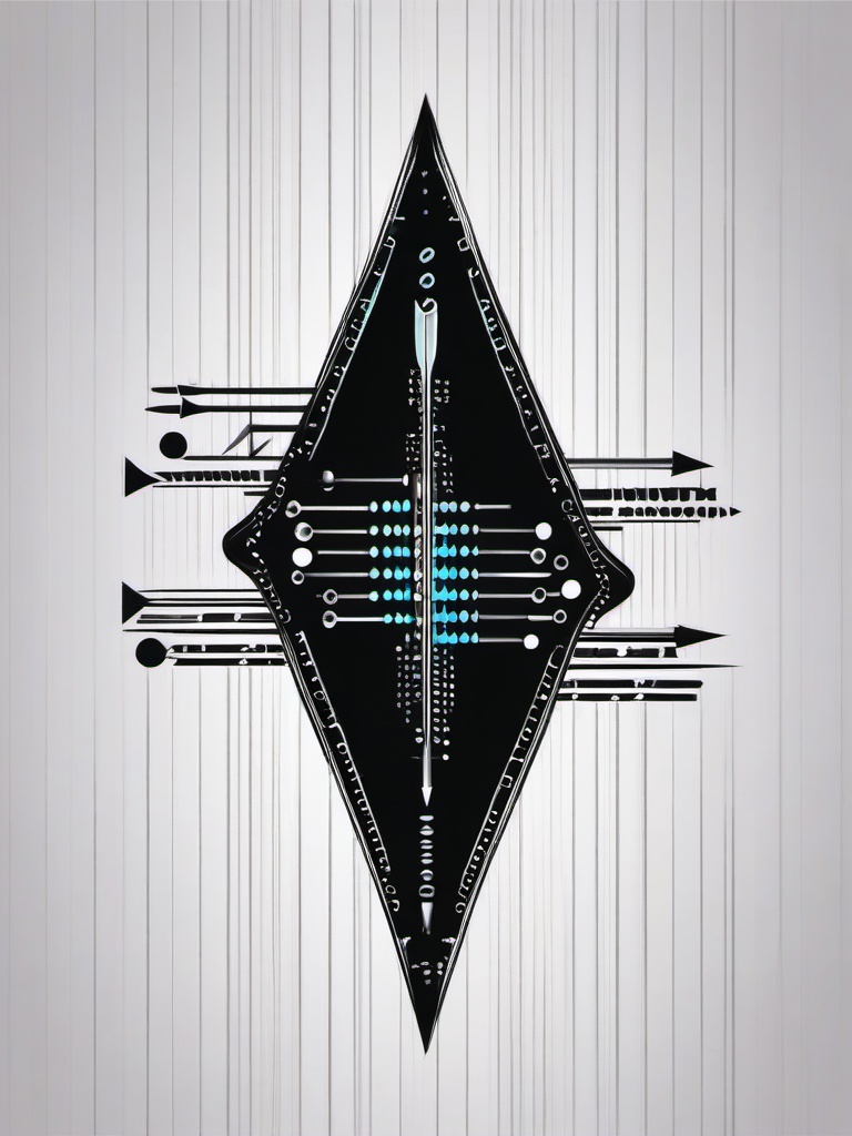 Arrow Morse Code Tattoo Vector Tattoo Design