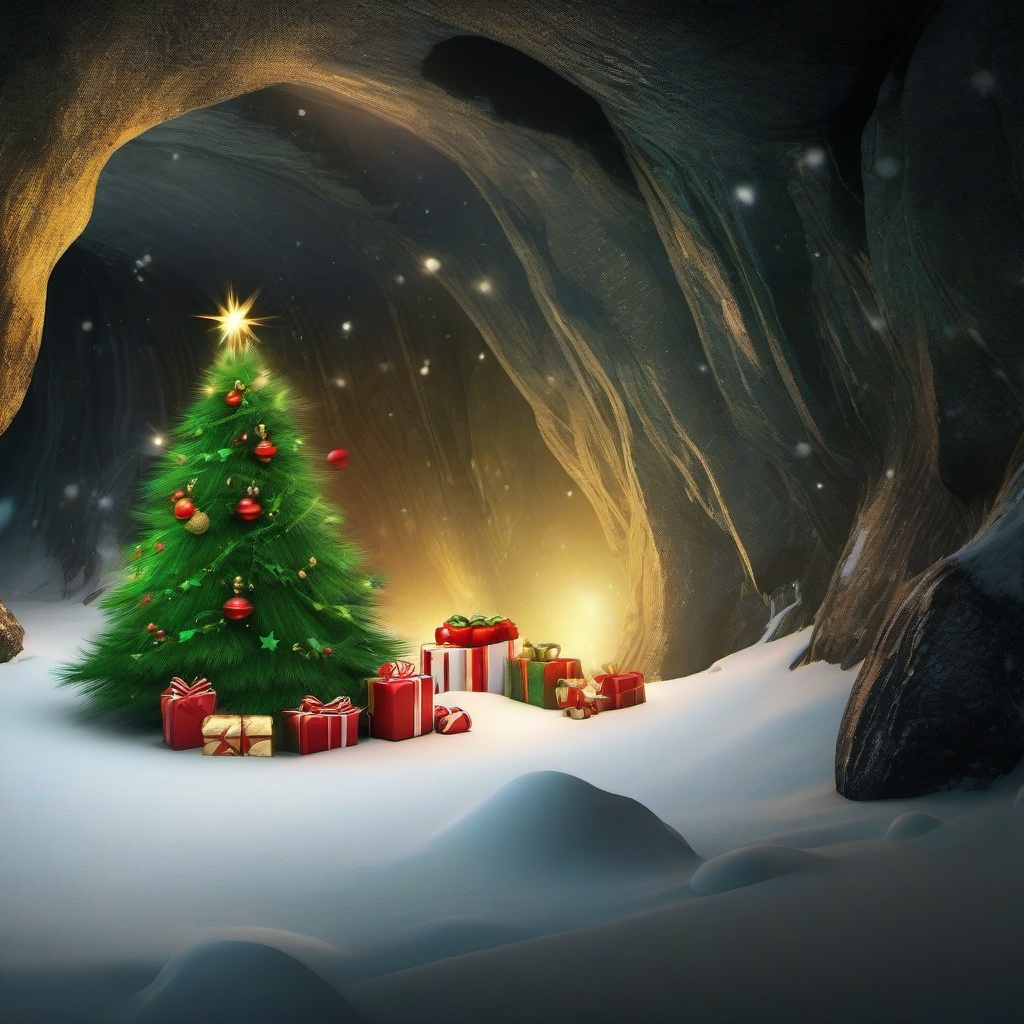 Christmas Background Wallpaper - Grinch Cave Background