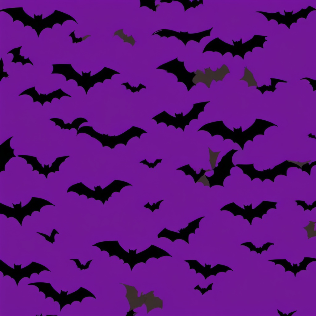 Purple Background Wallpaper - Purple Bats Wallpaper