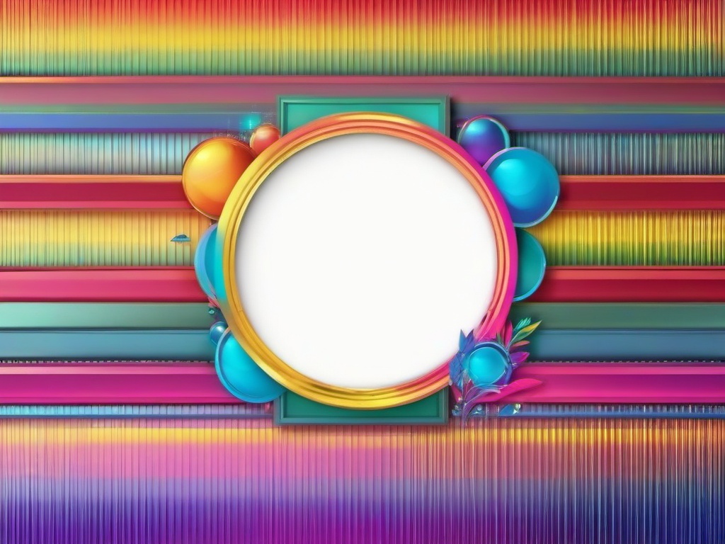 Rainbow Frame Background