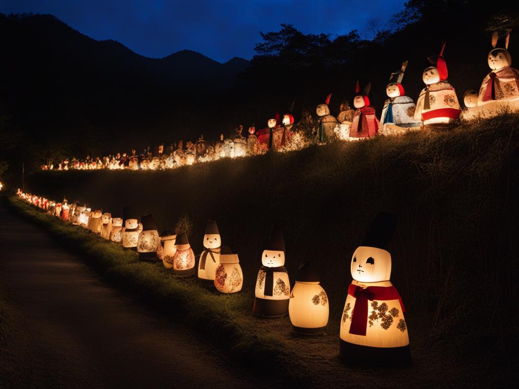 Nagoro Village - Craft A Mysterious Night Scene In Nagoro