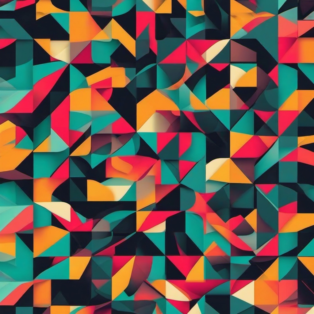 Geometric Background - 90s Geometric Wallpaper