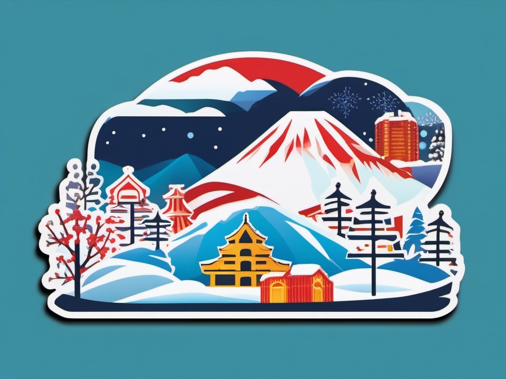 Sapporo Snow Festival Sticker- Spectacular Winter Event In