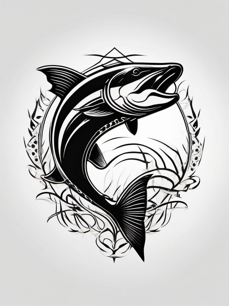 Sturgeon Tattoo,a Tattoo Showcasing The Ancient Sturgeon,