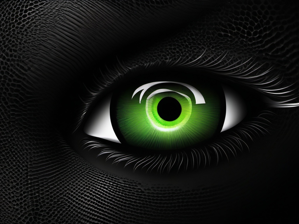 Eyes On Black Background ,Desktop Background Wallpaper