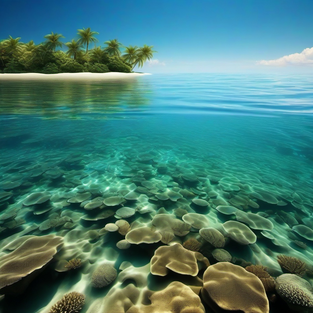 Ocean Background Wallpaper - Sea Floor Background
