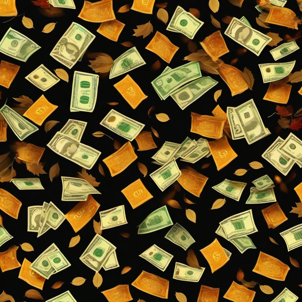 Fall Background Wallpaper - Falling Money Background