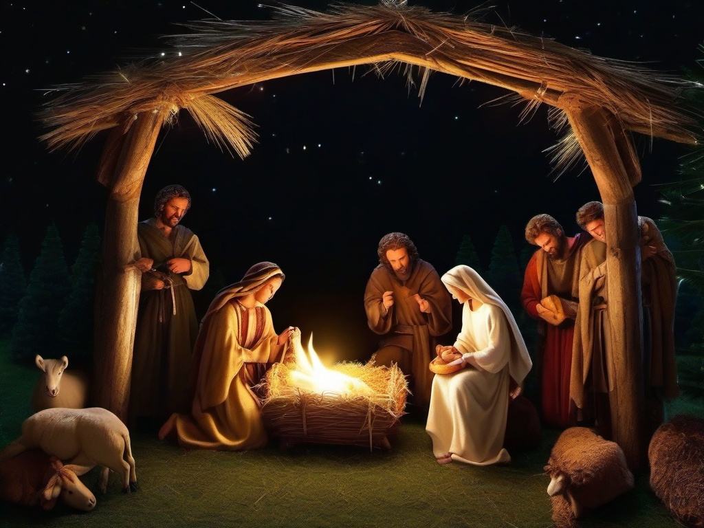 Manger Scene Wallpaper