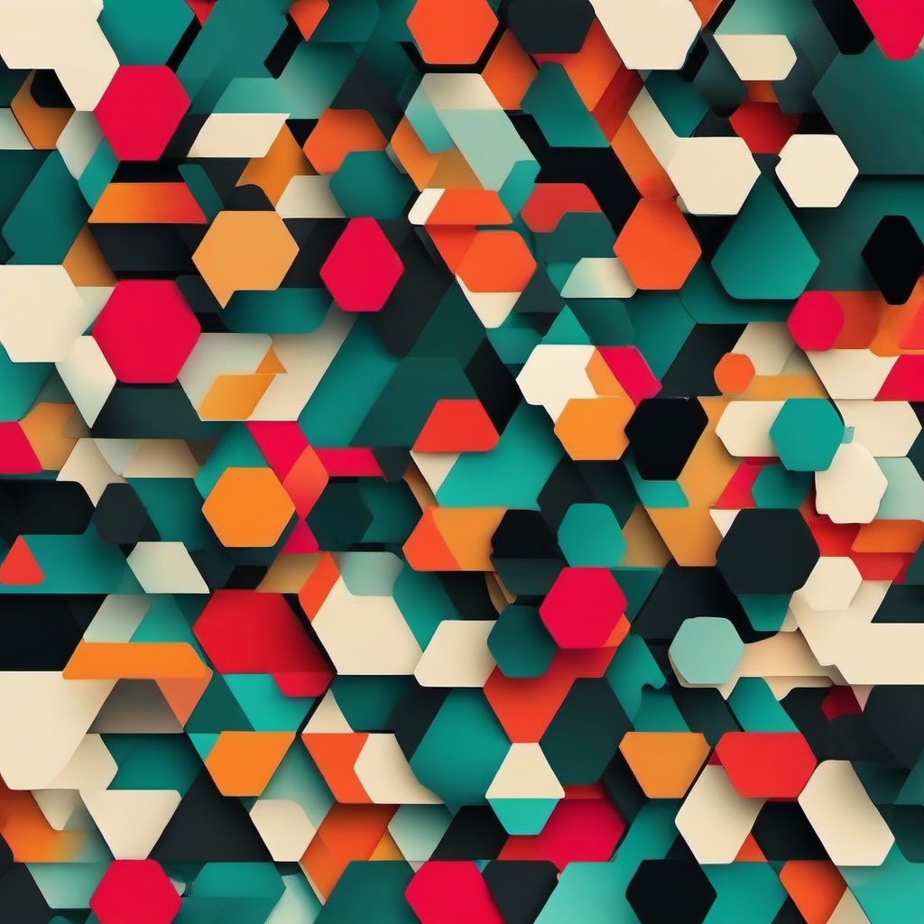 Geometric Background - Hexagon Shape Background