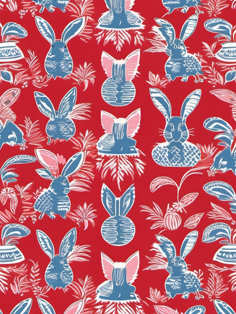 Preppy Roller Rabbit Wallpaper Background